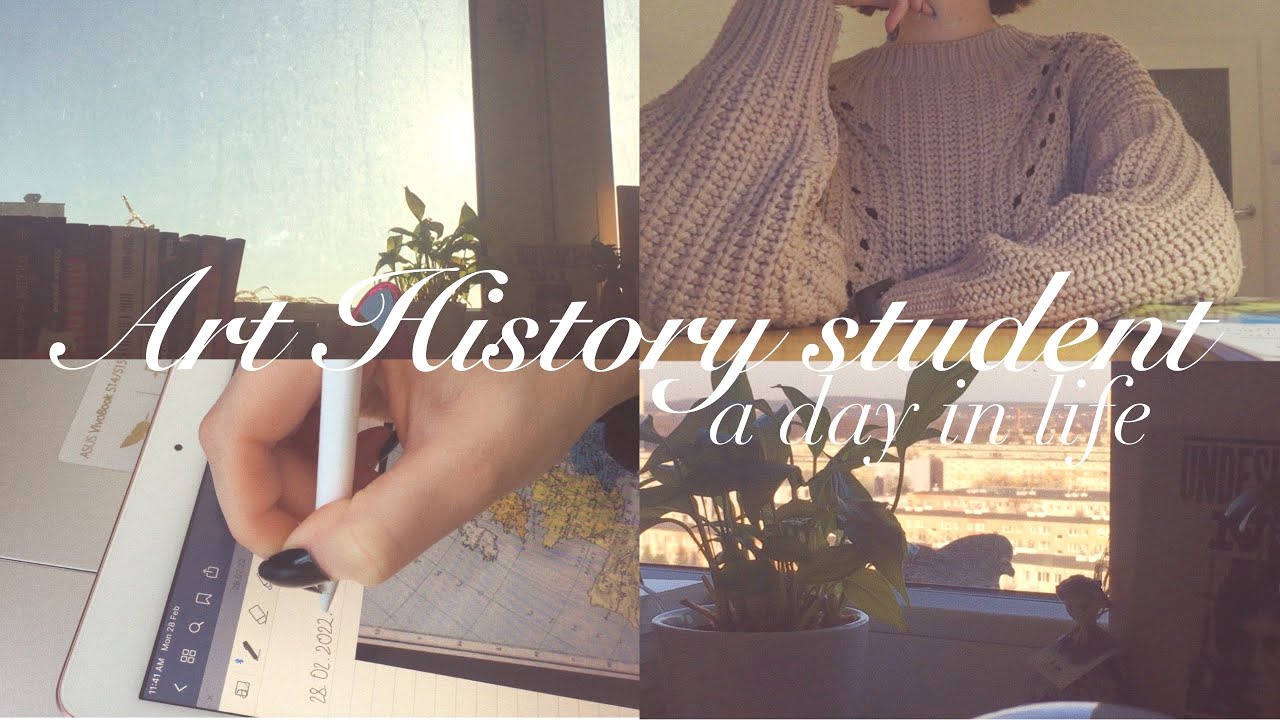 a day in life of an Art History student | new semester, hours of online ...