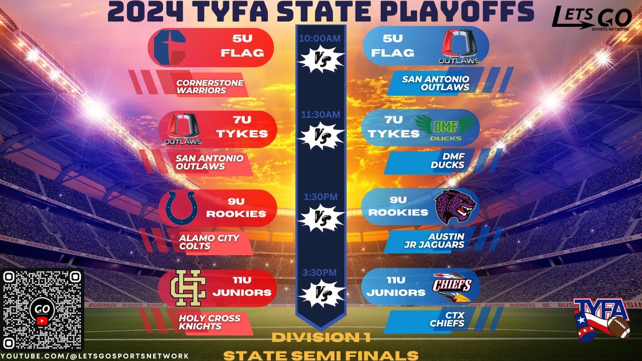 2024 TYFA PLAYOFFS | State Semi Finals Livestream - YouTube