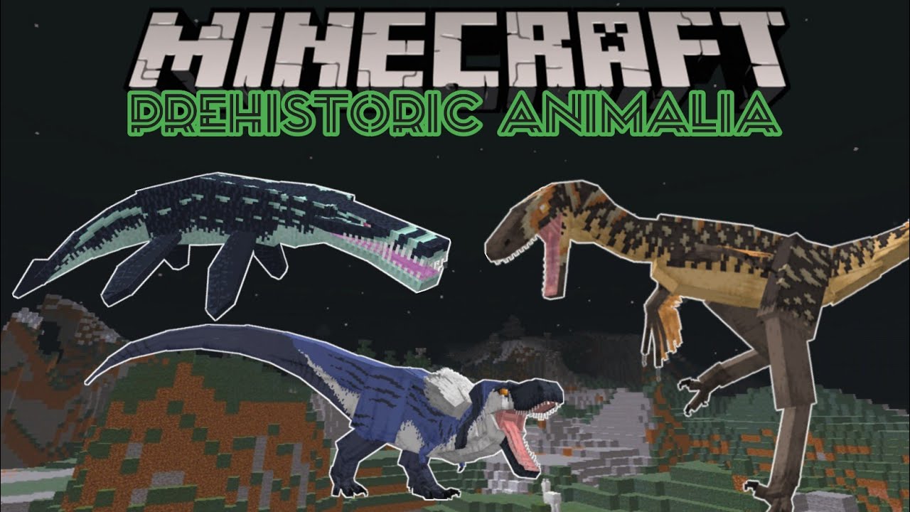 Prehistoric Animalia Addon Minecraft Pe 1.17 || Minecraft Pe Mod And ...
