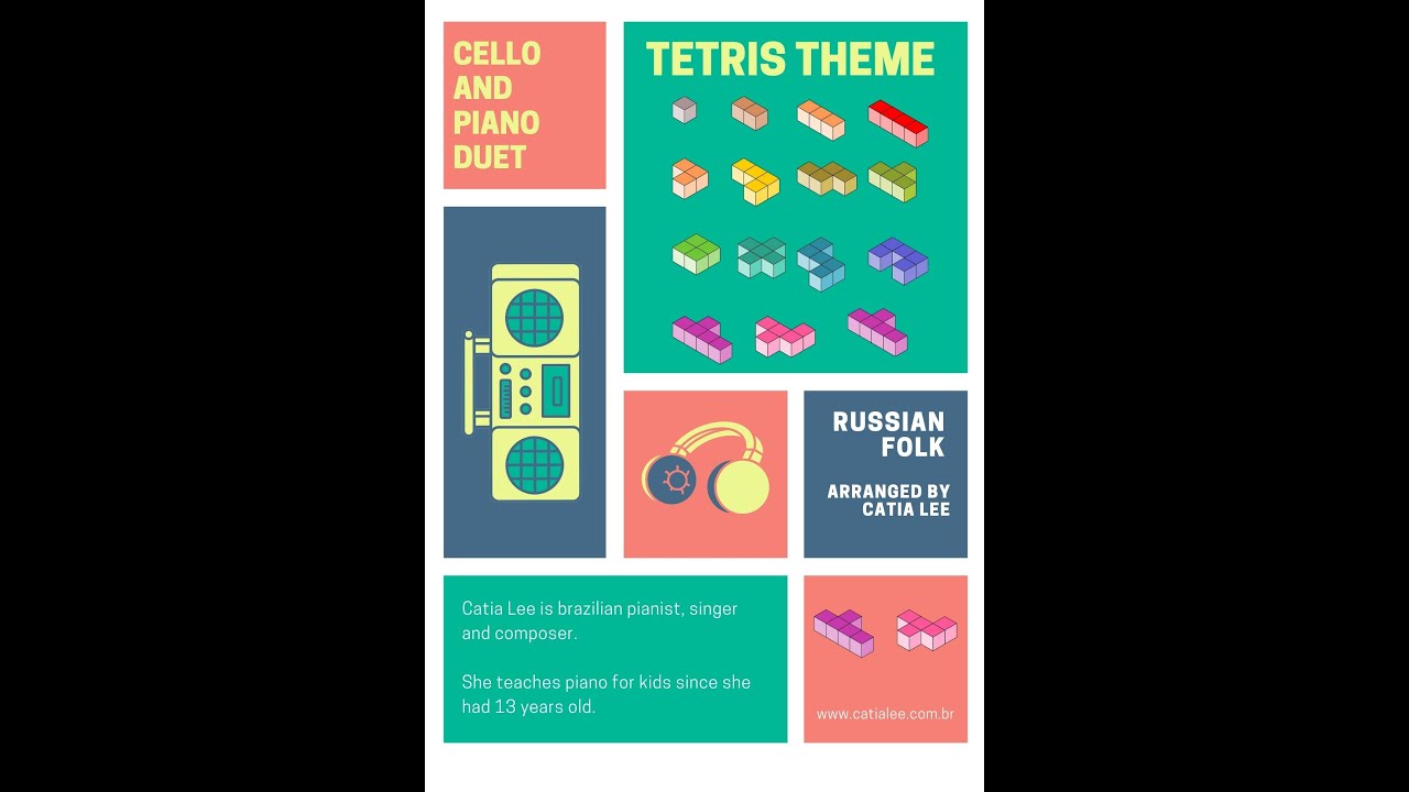 The Best Tetris Themes Ever: Cello and Piano Sheet Music - YouTube