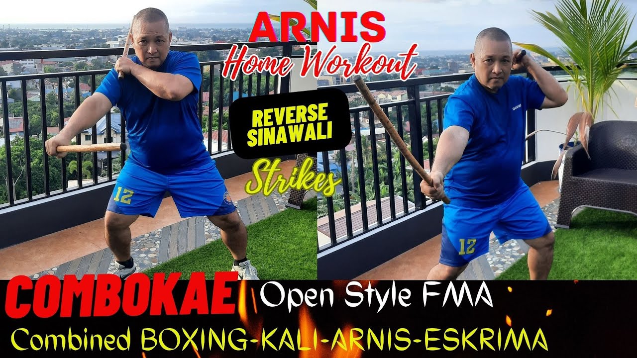 Arnis Reverse Sinawali workout - YouTube