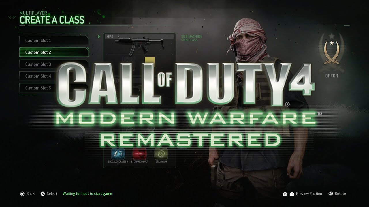 MODERN WARFARE REMASTERED MENUS & NEW GAMEMODES?! (Gameplay/Commentary ...