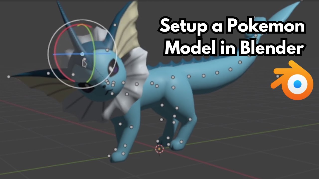 How to Setup a Pokemon Model in Blender - YouTube