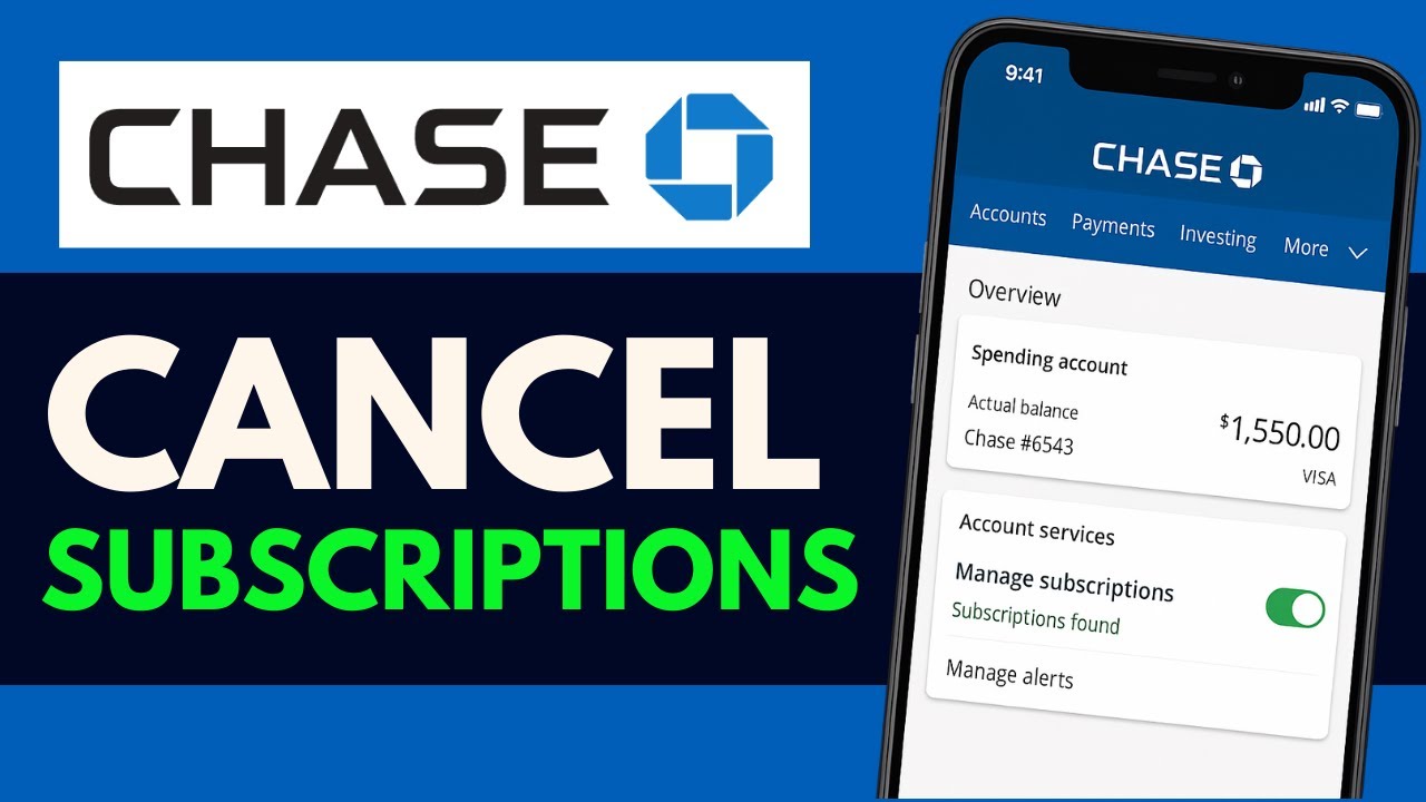 How to Cancel Subscriptions on Chase App (FAST!) - YouTube