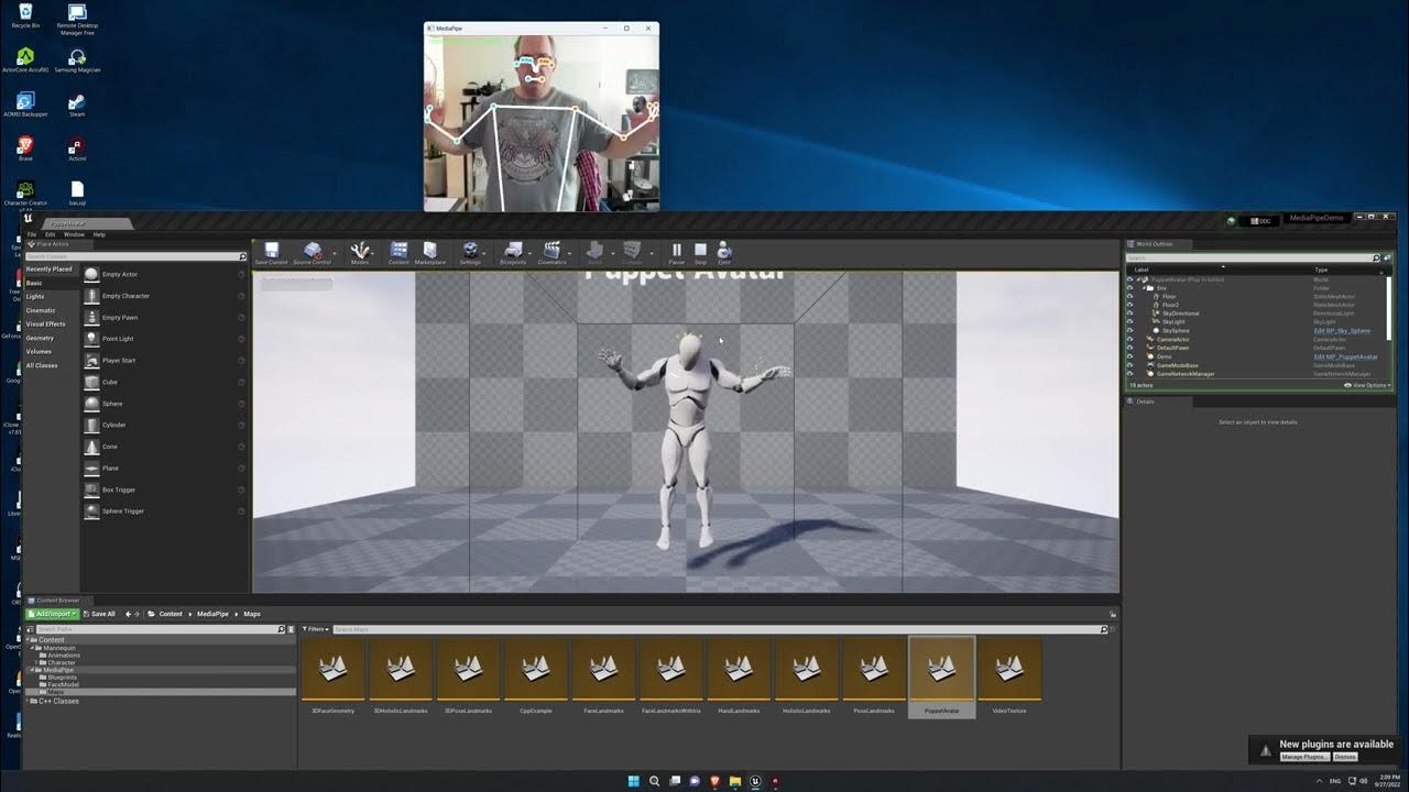 MediaPipe inside UE4 - YouTube