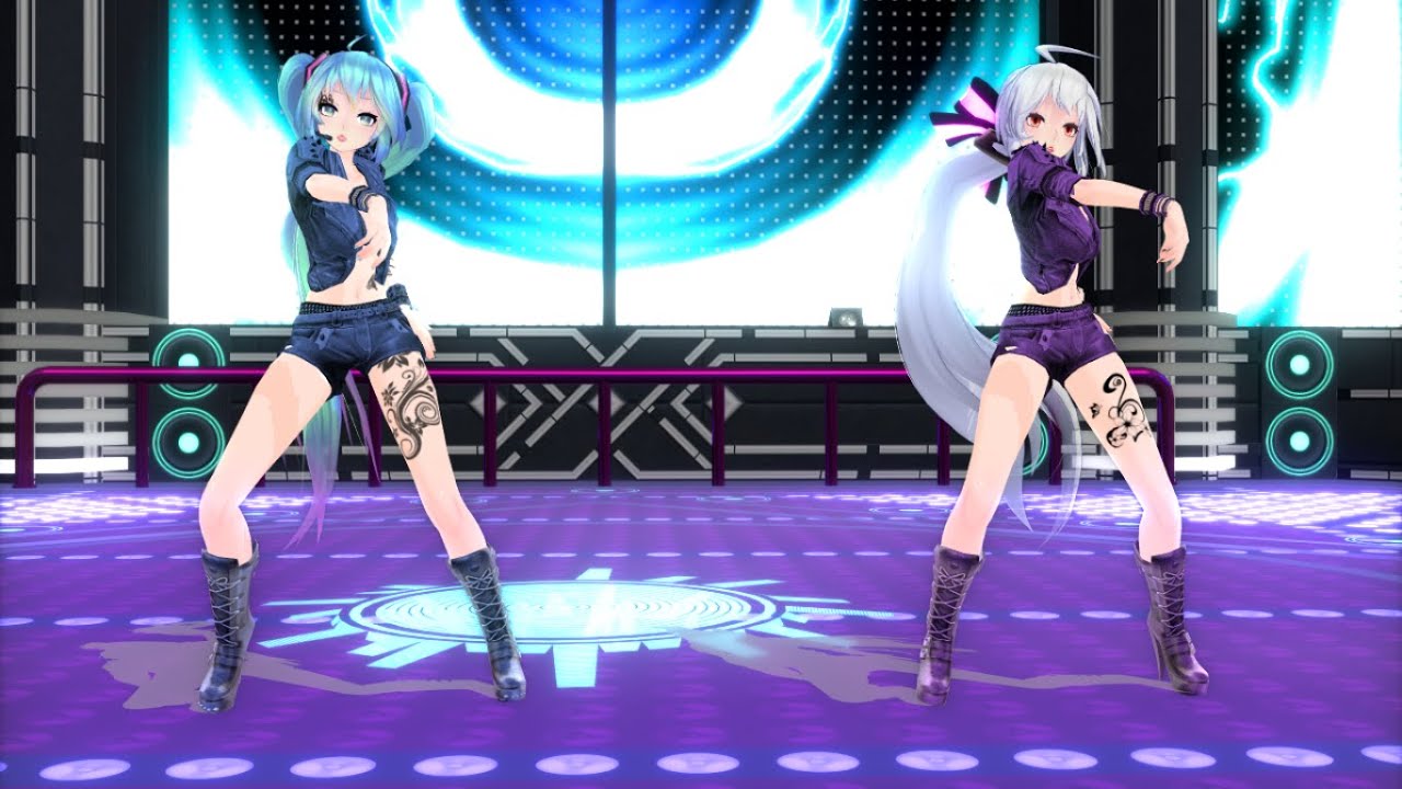 [MMD] Leon On [Rock Miku and Haku] - YouTube