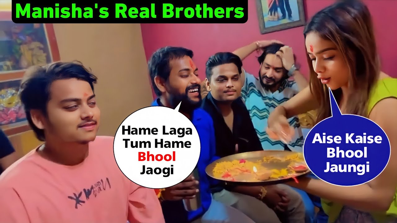 Manisha Rani Met Her Real Brothers After Bigg Boss ott2 - YouTube