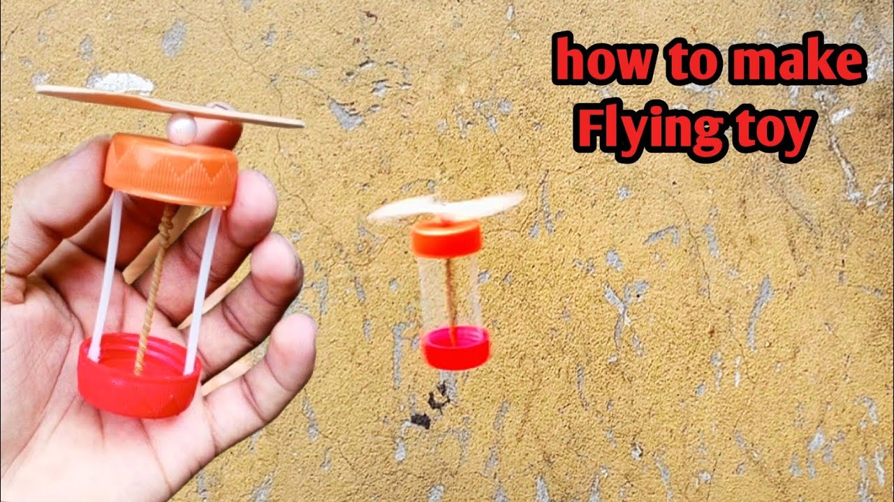 How to make Amazing flying toy ||DIY invention || at home | - YouTube