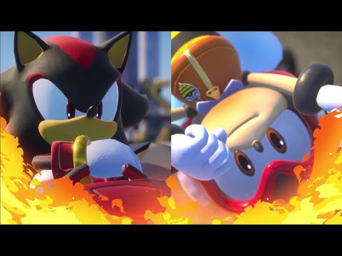 Sonic Racing CrossWorlds Shadow the Hedgehog vs Charmy Bee - YouTube