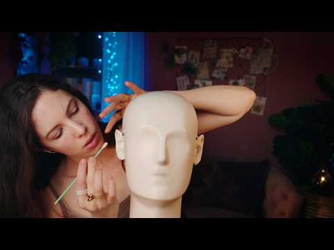 ASMR Ear Cleaning & Ear Attention (With Close Whispering)