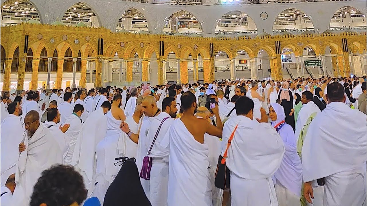 Makkah - Thursday 20th Oct Fajar Prayer At Mataaf ||Front of Kabah ...