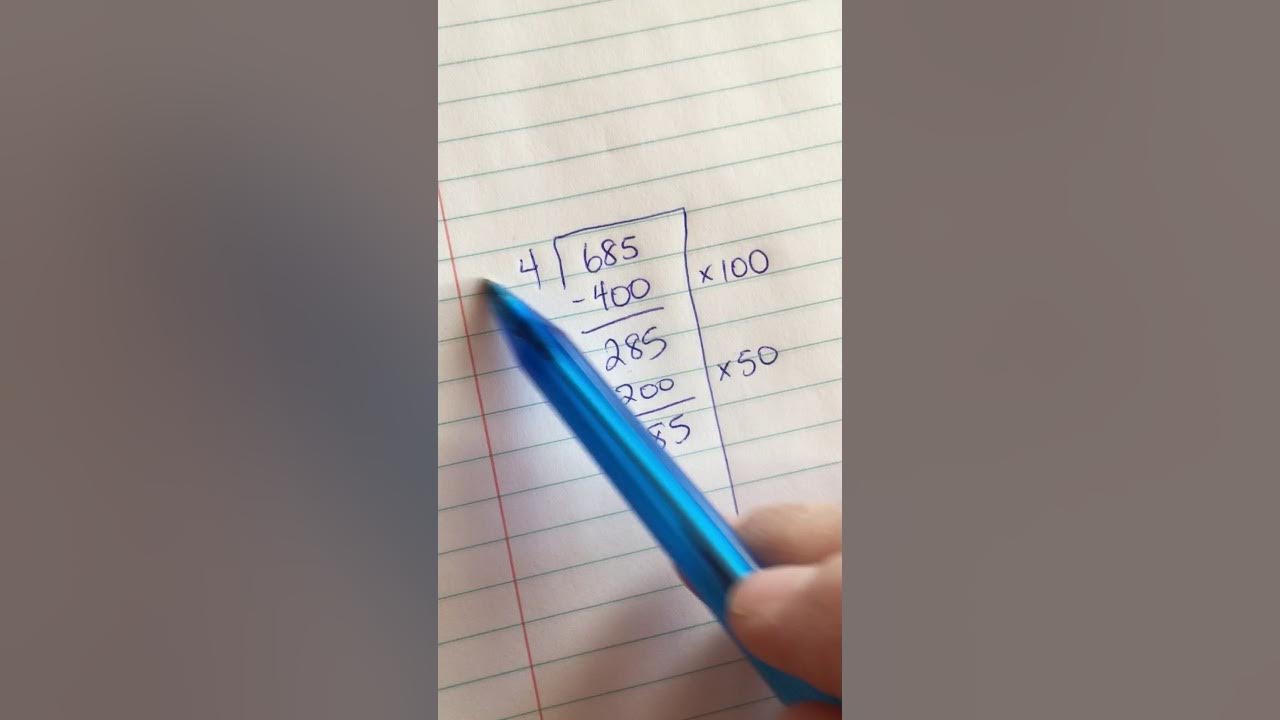 The Partial Quotients Method for Long Division - YouTube