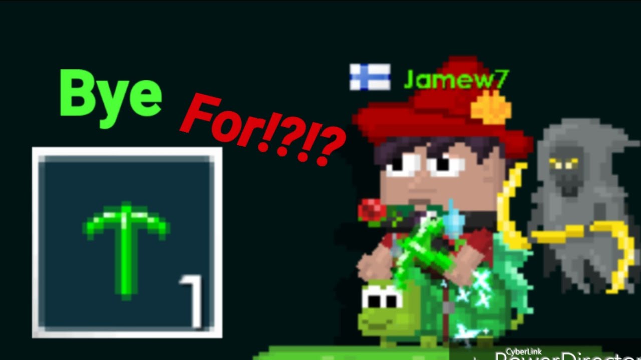 Paw Day 7 Selling Emerald Pickaxe + Tradeable - Growtopia - YouTube