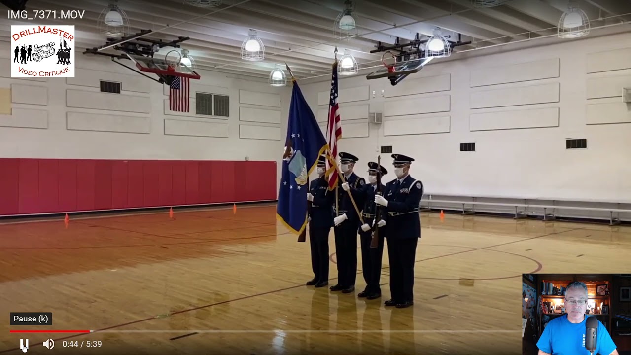AFJROTC Competition Colors Critique - YouTube