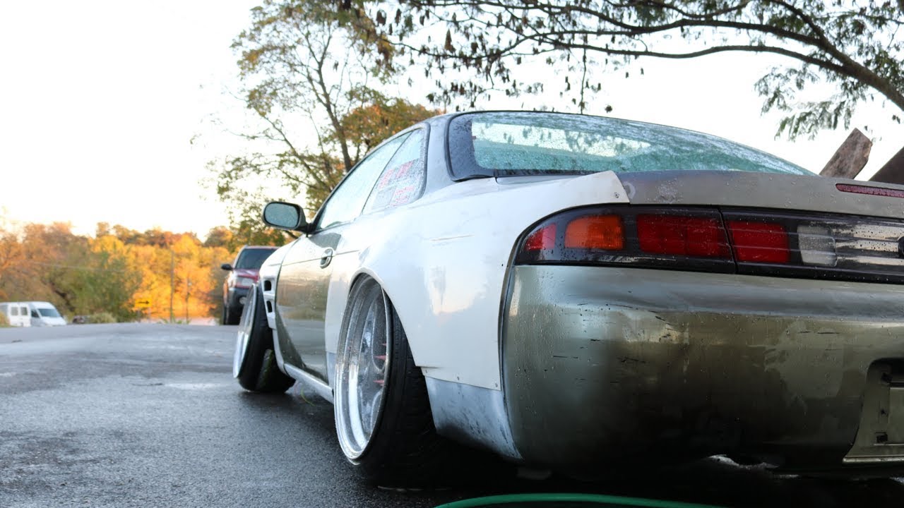 Herts RX7 Fitment On My S14? Style Matters. - YouTube