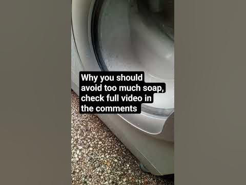 avoid too much soap when doing laundry - YouTube