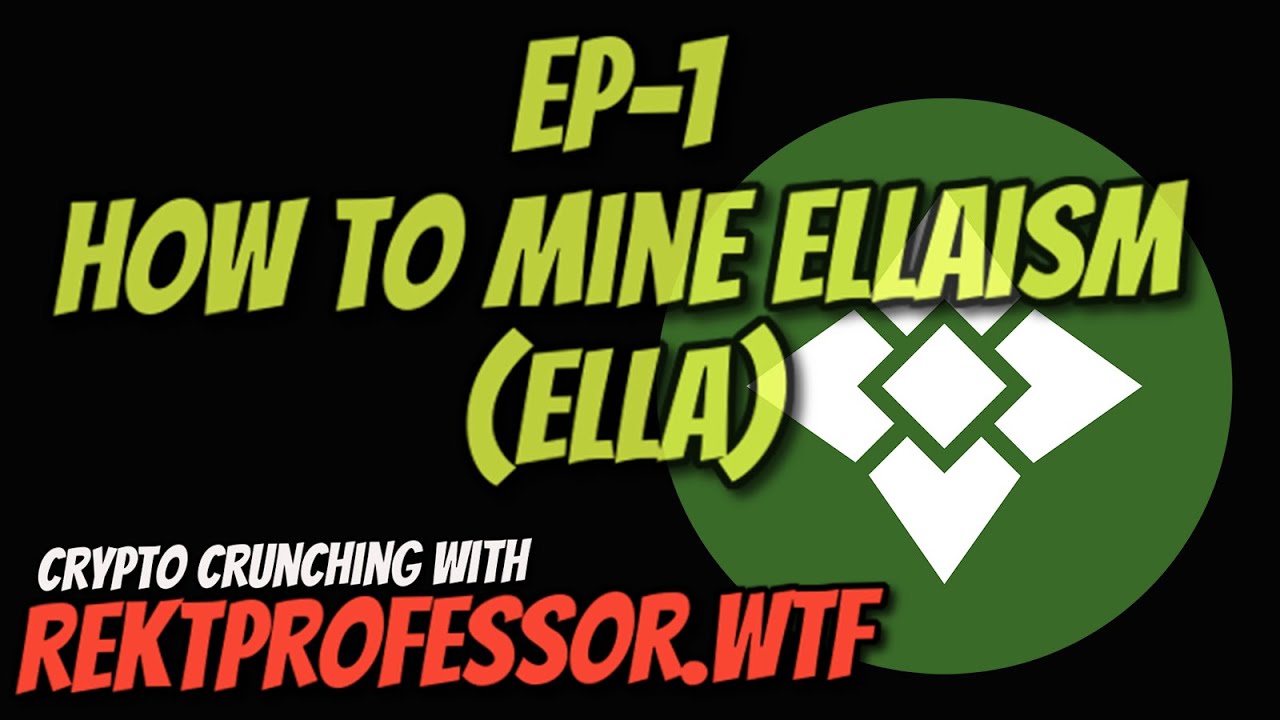 How to Mine Ellaism (ELLA) | Easy Claymore Miner for NVIDIA on Windows ...