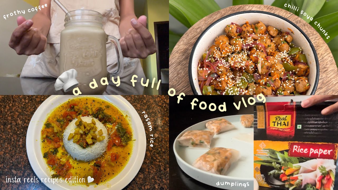 vlog : trying out easy and yum viral insta food recipes 🍝🥟🌮 let’s get ...