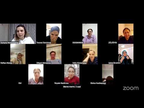 Ruhane Memmedova Zoom Toplantısı