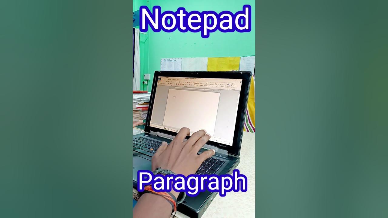 Notepad kaise chalaye | Notepad kaise sikhe | Notepad me paragraph kaise laye likha huwa # ...