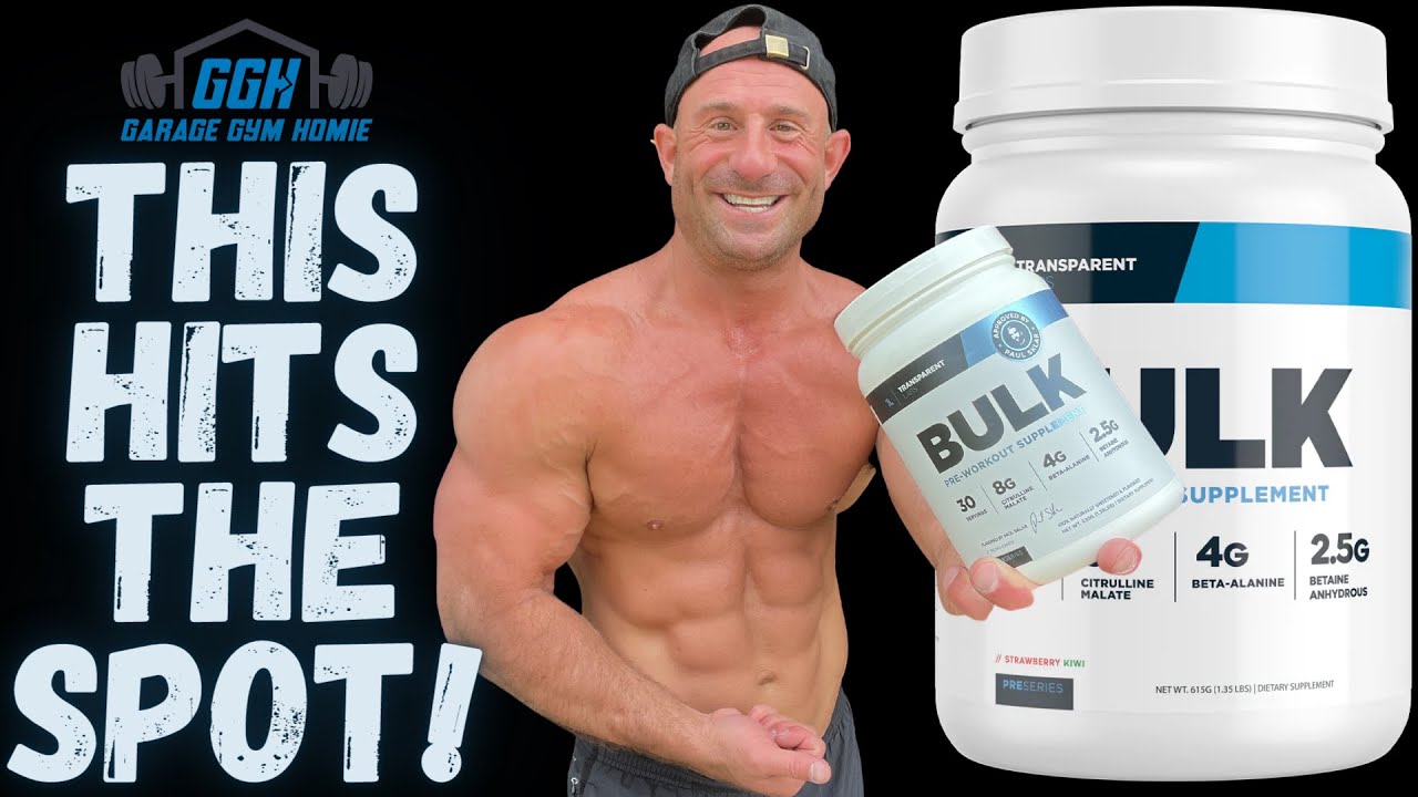 Transparent Labs BULK Pre-Workout Review 😱 CLEANEST DAILY DRIVER ...