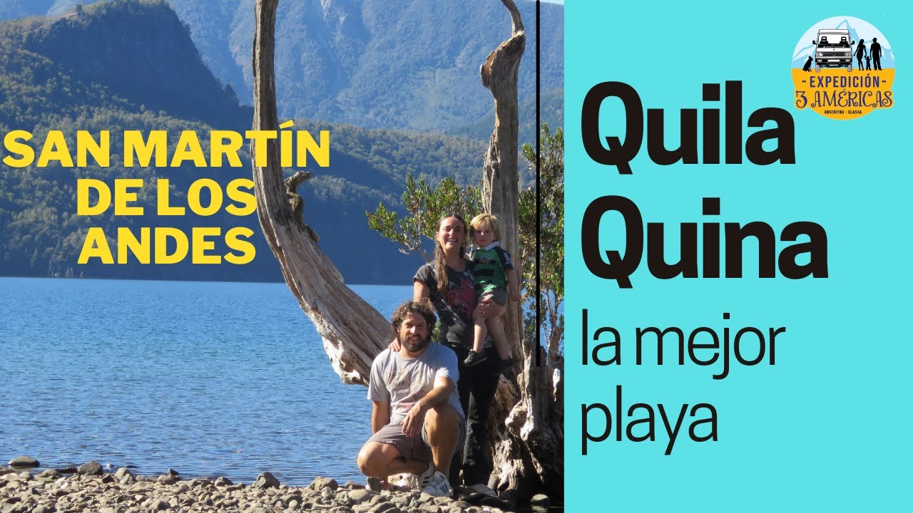 EP15. 🌄 QUILA QUINA la MEJOR PLAYA de San Martín de los ANDES ☀️ [ RUTA ...