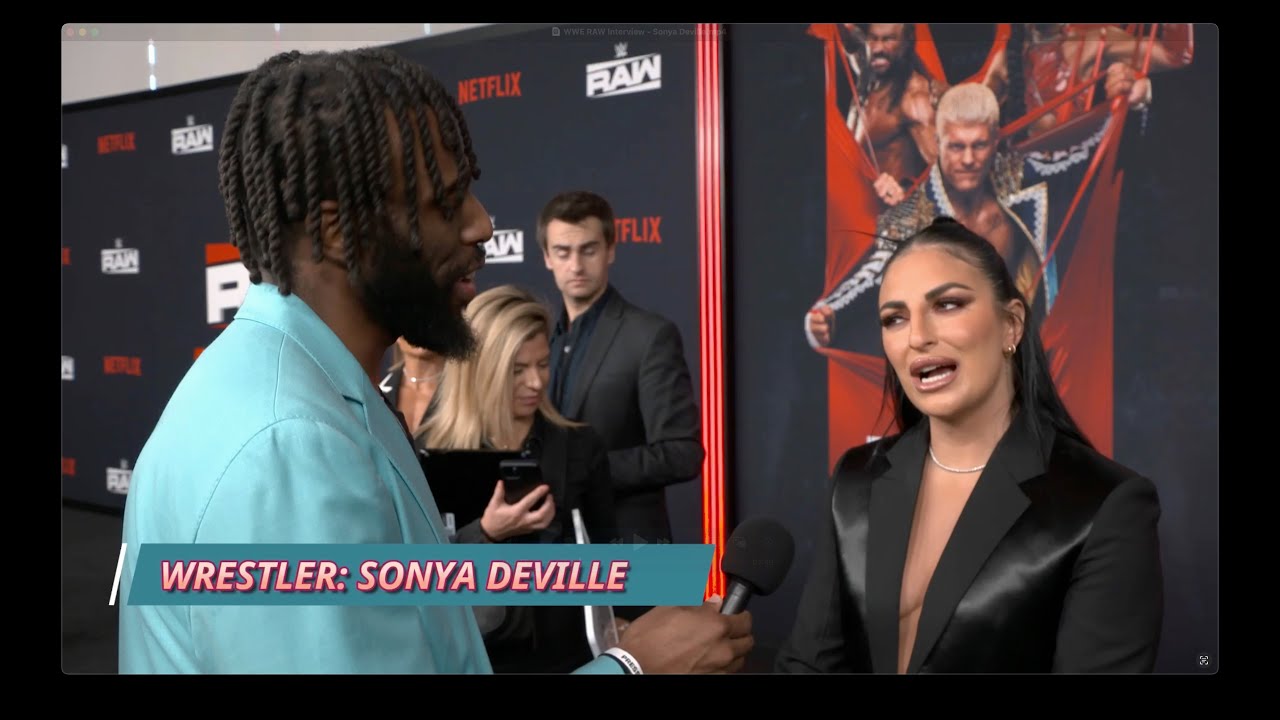 INTERVIEW with WWE RAW (Netflix) | SONY DEVILLE (Wrestler) - YouTube