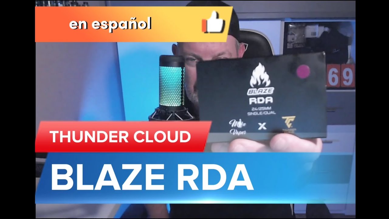 THUNDERCLOUD BLAZE RDA by Mike vapes ....vuelve a la carga !!! - YouTube