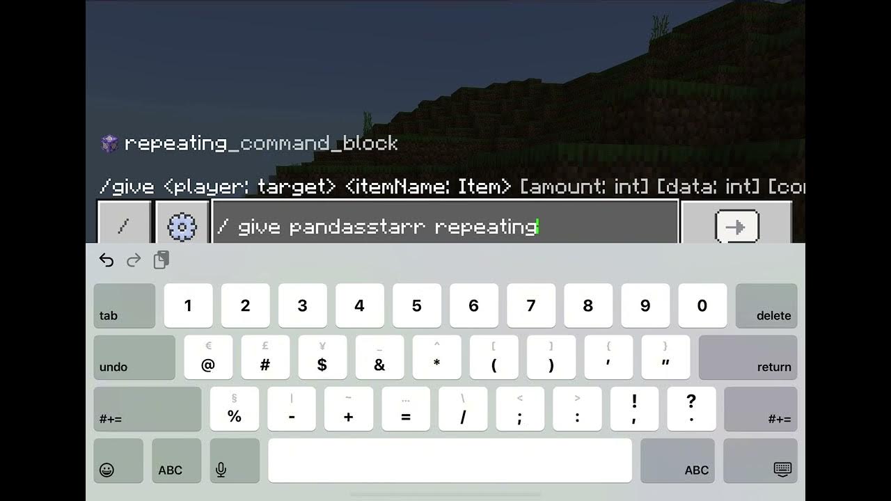 How to get a repeating command block in Minecraft - YouTube