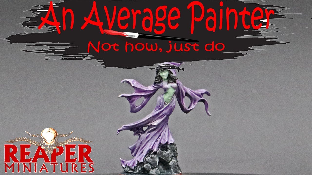 TIMELAPSE - Painting the Female Wraith (03799) from Reaper Miniatures ...