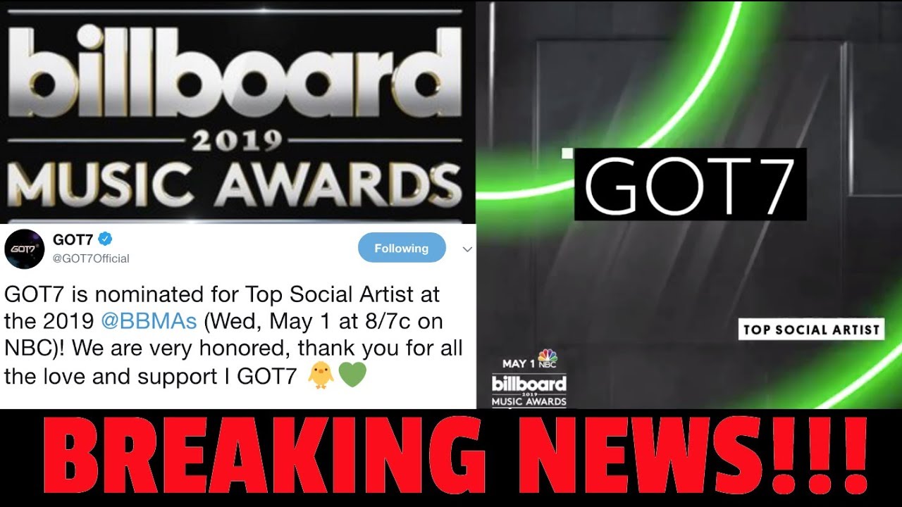GOT7 IS NOMINATED FOR A BILLBOARD MUSIC AWARD!! [SHOEBILL TALK BREAKING ...
