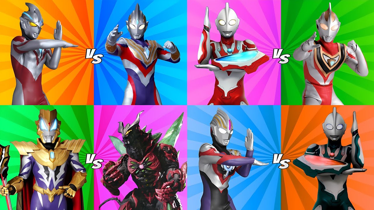 Ultraman Arc Vs Trigger, Ribut Vs Gaia, Geed Vs Arch Belial, Orb Vs ...