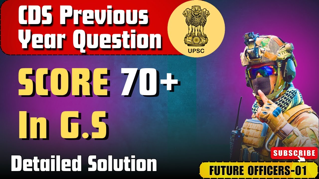 CDS PYQ DETAILED SOLUTION. #ssccgl #sscgd #sscchsl #upsc #cds #defence ...