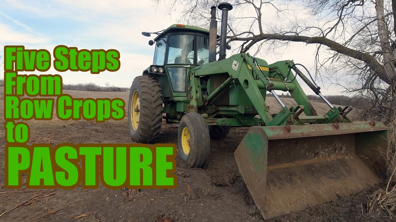 Converting Row Crops to Pasture: Our Five Step Plan - YouTube