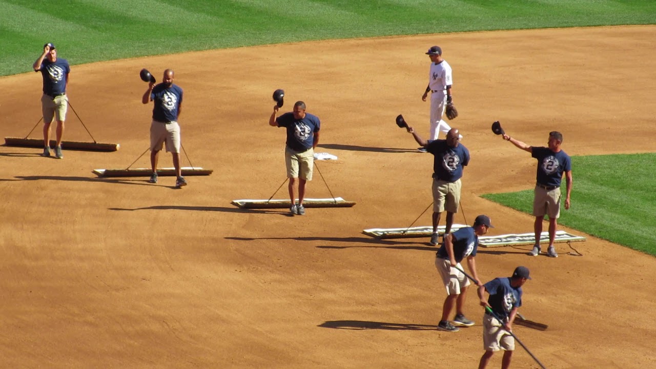 YMCA Yankee Stadium Grounds Crew - YouTube