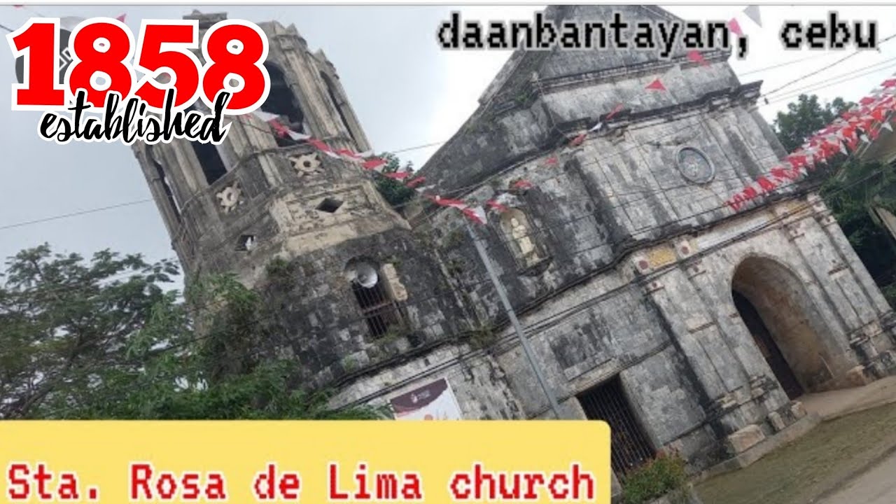 #99 exploring daan bantayan town church/Sta.Rosa de Lima/cebu - YouTube