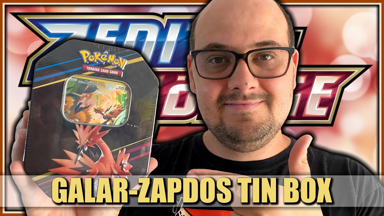 Extreme Galar Zapdos Tin Box - Top Trainer Box Zenit der Könige ...