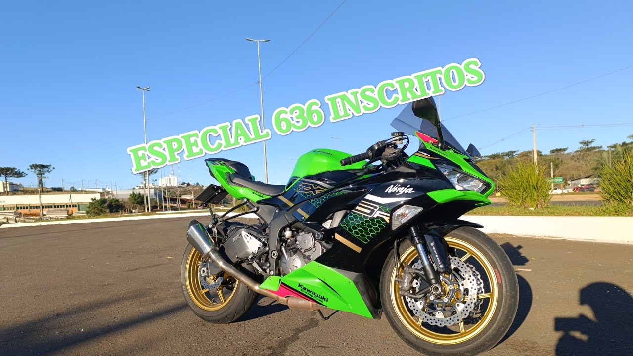 Testei a Kawasaki ninja ZX6 636 ( ESPECIAL 636 INSCRITOS ) - YouTube