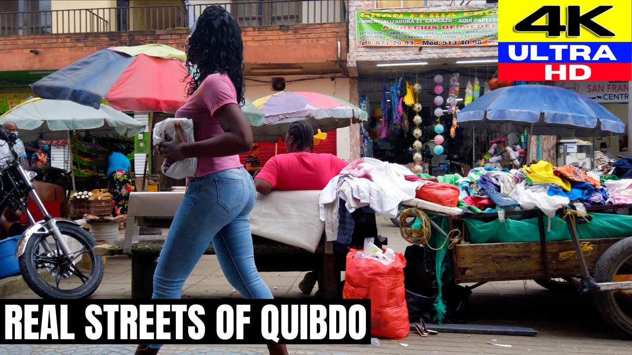 REAL STREETS of QUIBDO Colombia El Centro Walking Tour 🇨🇴 ☆【4K】☆ 2021 ...