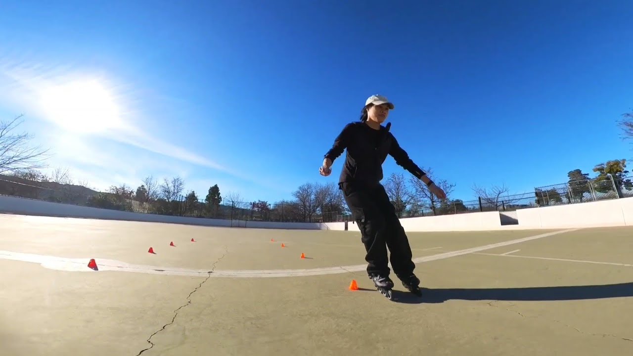 First Inline Skate of the year - Slalom edition!!! - YouTube