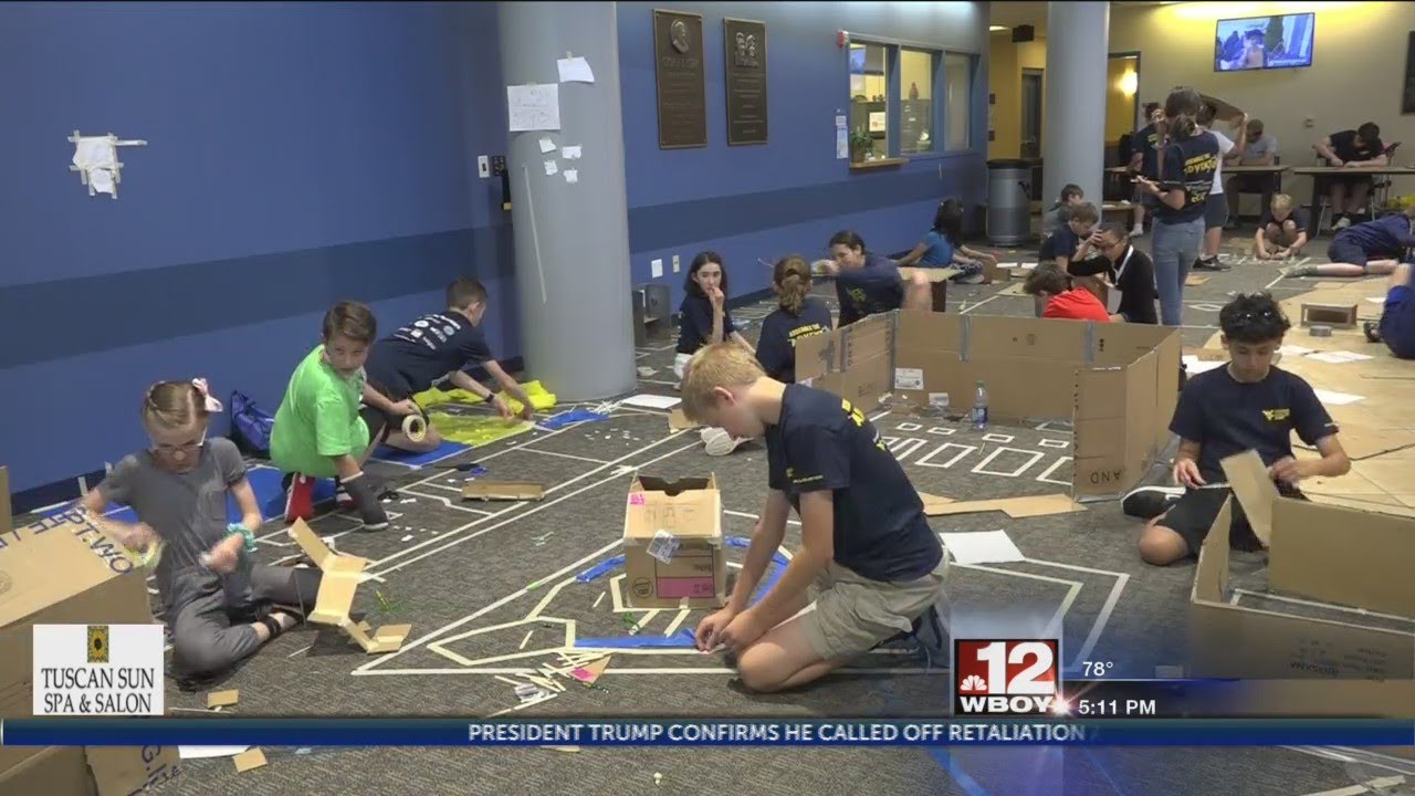 Middle school students design amusement park at Engineering Challenge ...
