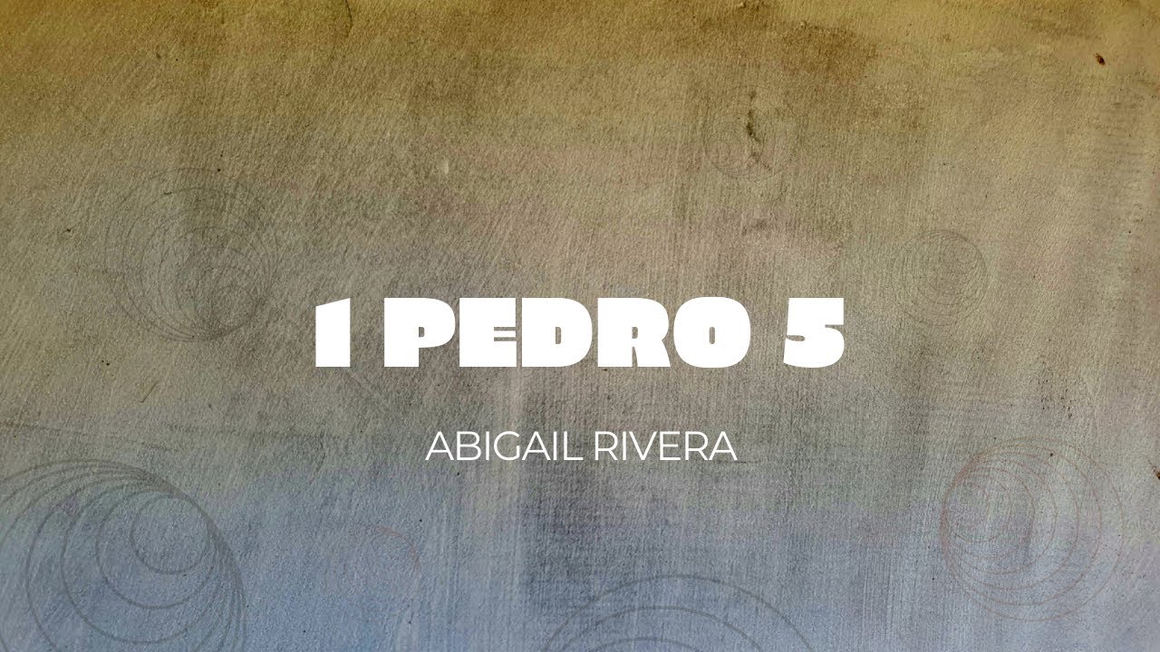 1 PEDRO 5 - YouTube