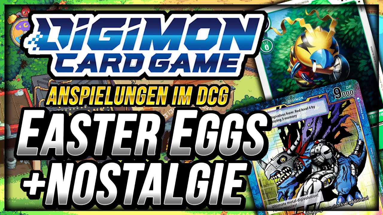 Easter Eggs im Digimon Card Game | Digimon Nostalgie - YouTube