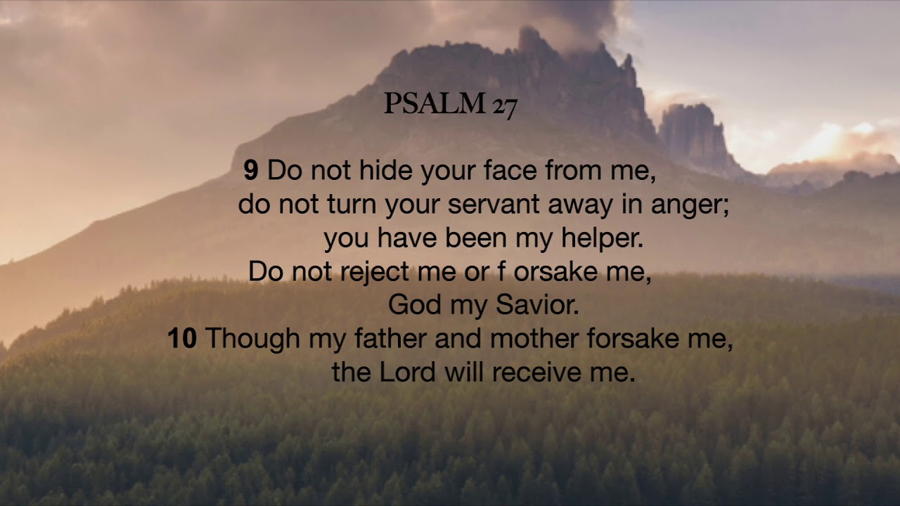 Psalm 27:9-10 Daily Devotional - YouTube