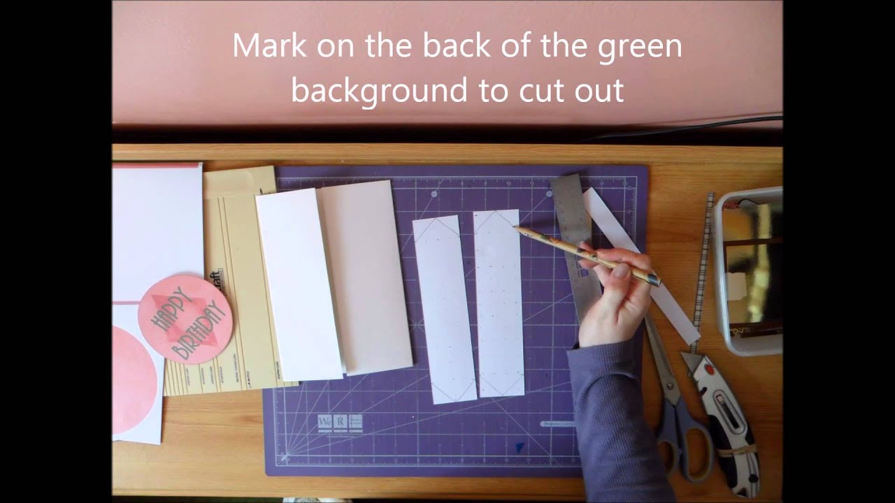 DIY Birthday card kit tutorial - downloadable printout - YouTube
