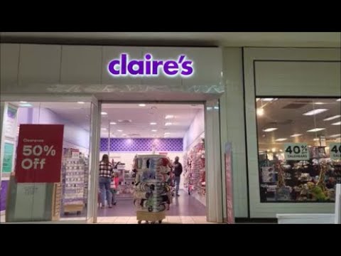 Closing of Claire's at the Clearview Mall - YouTube