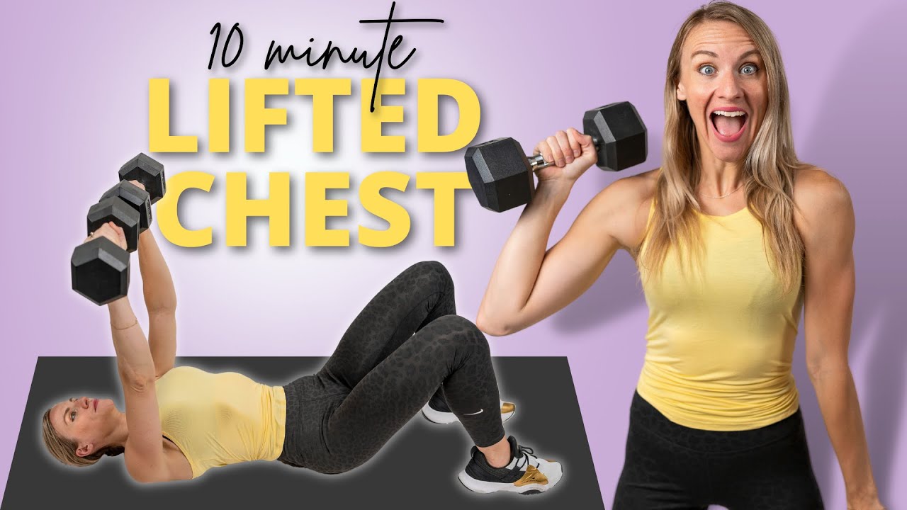 10 minute Chest Workout with Dumbbells - YouTube