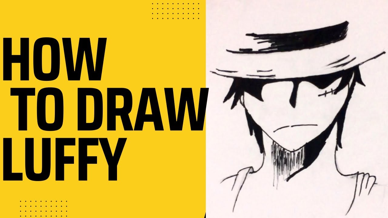 How to draw luffy ||full tutorial ##onepieceanime ##subscribe - YouTube