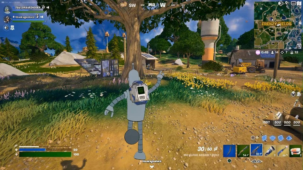 Fortnite Bender skin - YouTube