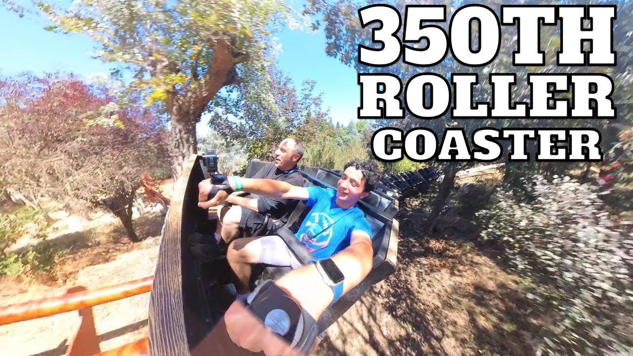Riding My 350th Roller Coaster - Quicksilver Express at Gilroy Gardens ...